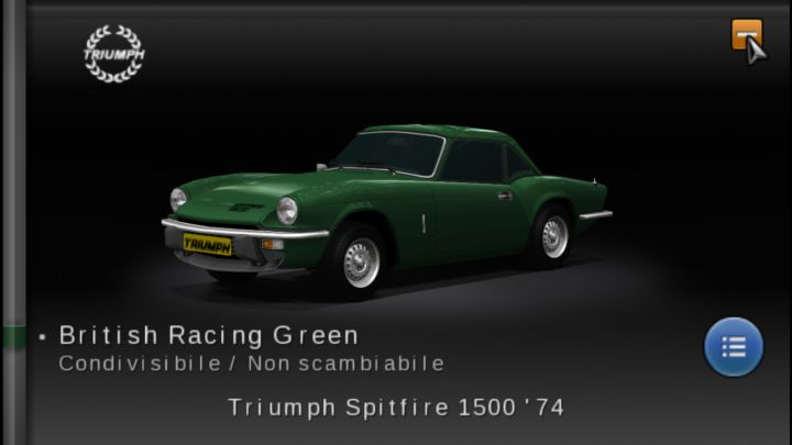 IGCD.net: Triumph Spitfire 1500 in Gran Turismo