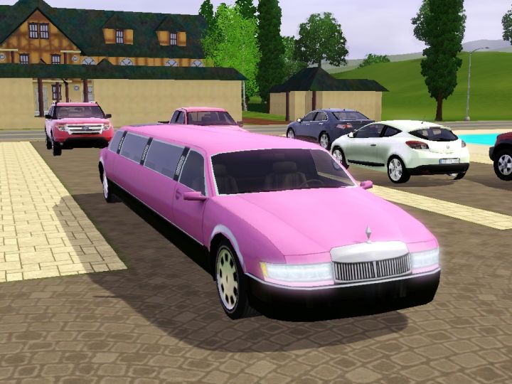 IGCD.net: Lincoln Town Car Stretched Limousine in The Sims 3