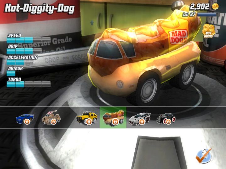 IGCD.net: Oscar Mayer Wienermobile en Table Top Racing