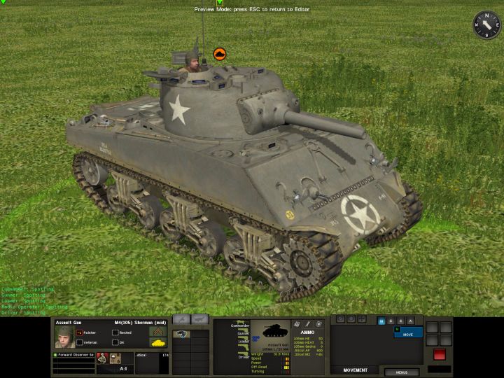 IGCD.net: Detroit Tank Arsenal M4(105) 'Sherman' in Combat Mission ...