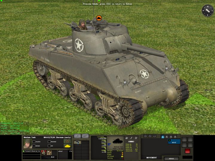 IGCD.net: Fisher M4A3(75)W 'Sherman' in Combat Mission: Battle for Normandy