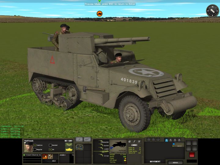 IGCD.net: Autocar M3 75mm GMC in Combat Mission: Battle for Normandy