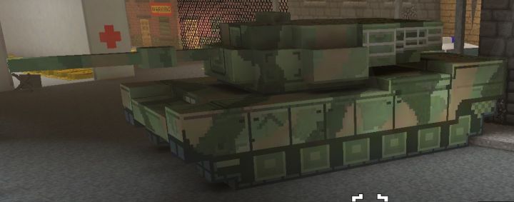 IGCD.net: General Dynamics M1A1 'Abrams' in Pixel Gun 3D