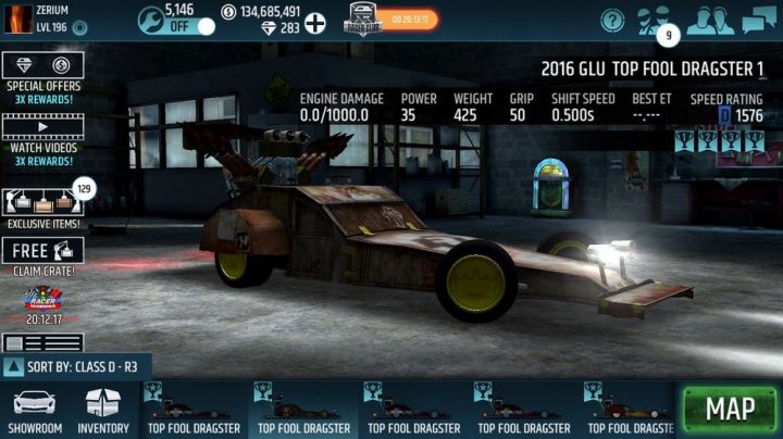 IGCD.net: Race Car Dragster in Racing Rivals