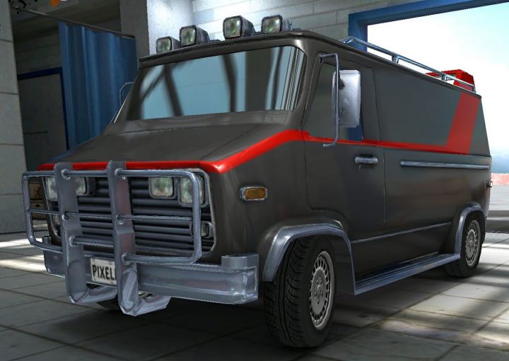 IGCD.net: GMC Vandura 'A-Team' in Reckless Racing 3