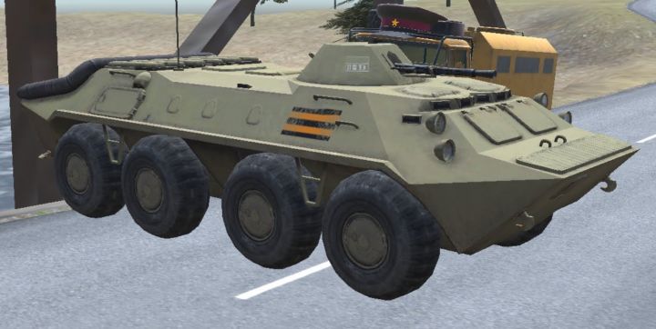 IGCD.net: GAZ BTR-80 in Offroad Simulator Online