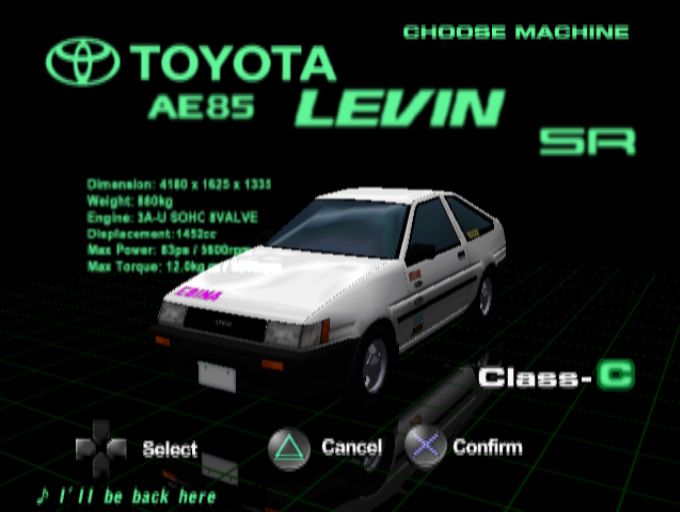 IGCD.net: Toyota Corolla Levin in Battle Gear 2