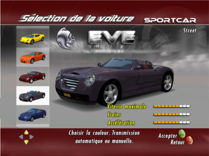 IGCD.net: Made for Game Convertible in Racing Evoluzione