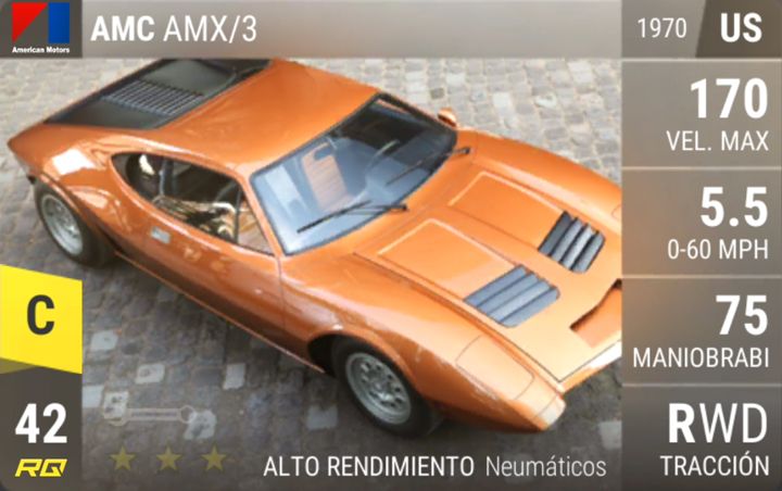 IGCD.net: AMC AMX/3 in Top Drives