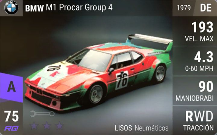 IGCD.net: BMW M1 Procar in Top Drives