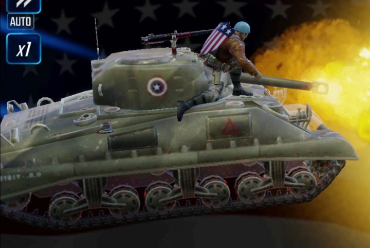 IGCD.net: Fisher M4A2(75) 'Sherman' in Marvel Strike Force