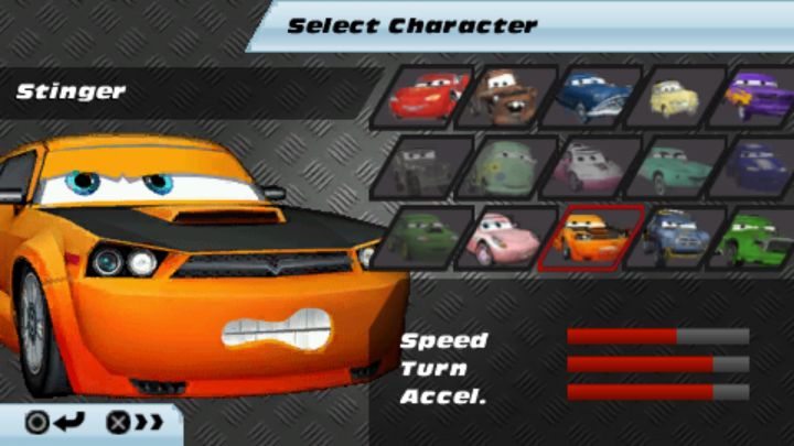 IGCD.net: Dodge Challenger in Cars Race-O-Rama (PSP)