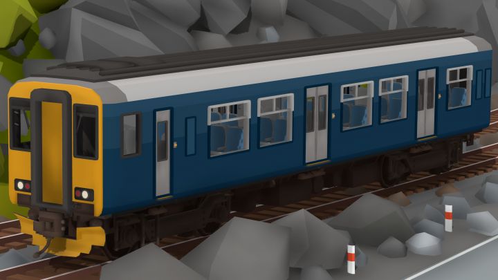 IGCD.net: British Rail Class 150 Sprinter in Rolling Line