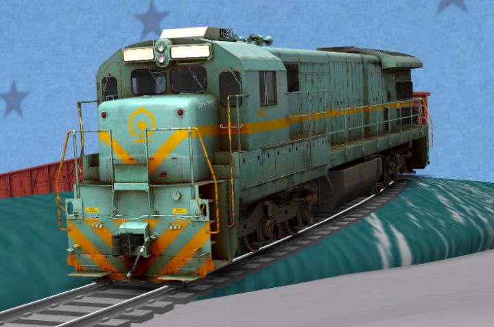 IGCD.net: GE C36-7 in My First Trainz Set