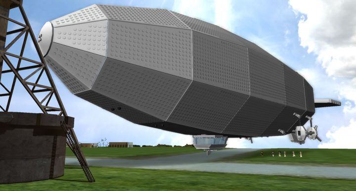 IGCD.net: Luftschiffbau Zeppelin Hindenburg-class in LEGO Indiana Jones ...