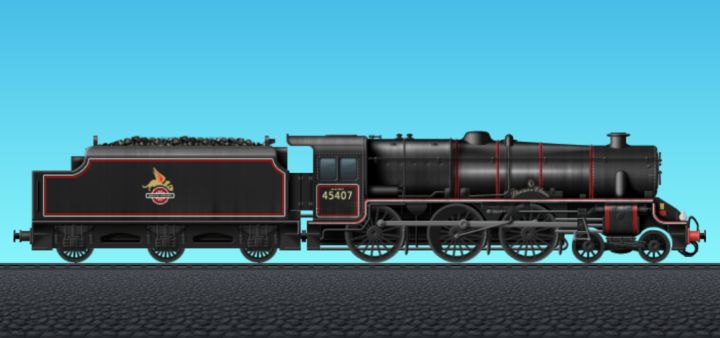 IGCD.net: Crewe Works LMS Stanier Class 5 in TrainStation