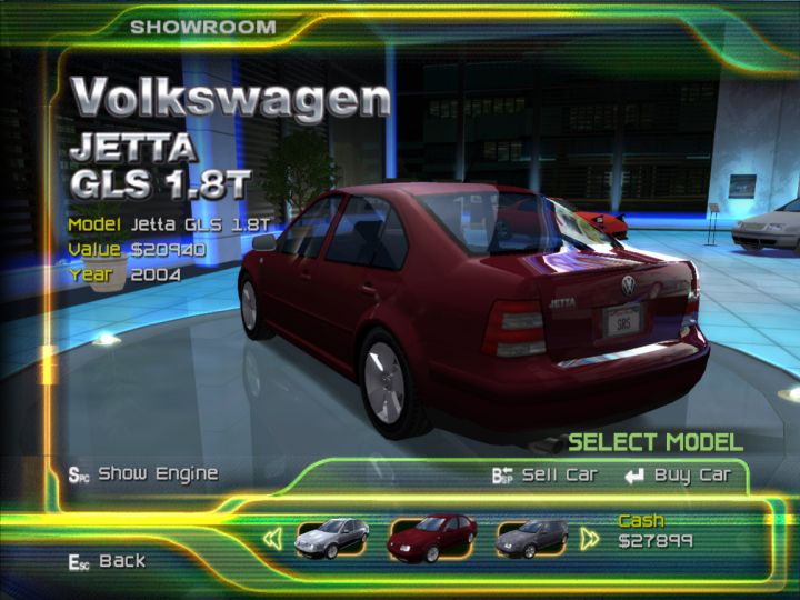 IGCD.net: Volkswagen Jetta in SRS: Street Racing Syndicate