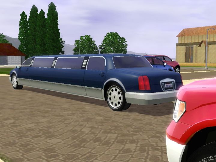 IGCD.net: Lincoln Town Car Stretched Limousine in The Sims 3