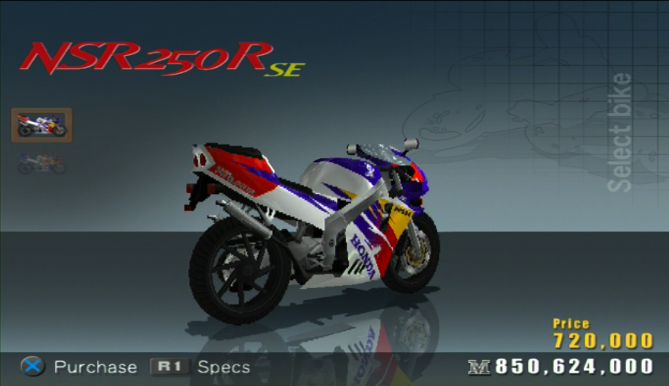 IGCD.net: Honda NSR 250 R SE in RS II: Riding Spirits II