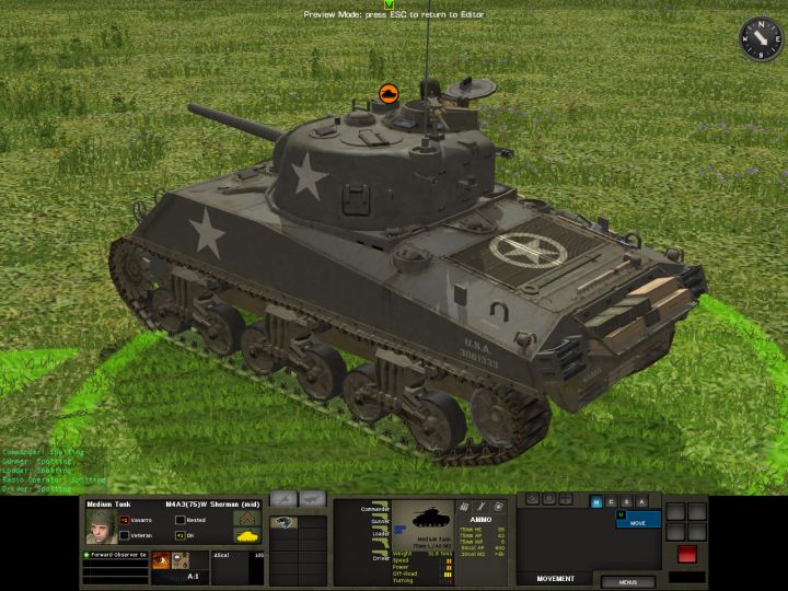 IGCD.net: Fisher M4A3(75)W 'Sherman' in Combat Mission: Battle for Normandy