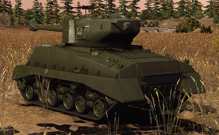 IGCD.net: Fisher M4A3E8 'Sherman' in Tank Mechanic Simulator